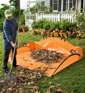 Leaf Hauler - Handy Helper for Fall Leaves - Easy Backyard Gardening